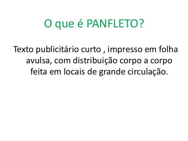 Panfleto