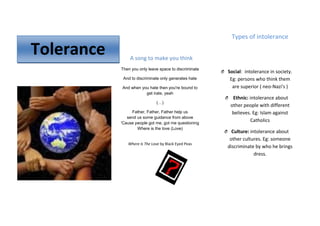 Tolerance | DOCX