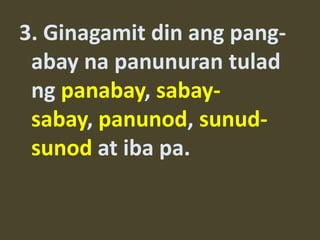 Pang abay | PPTX