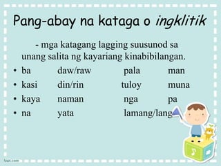 Pang abay | PPTX