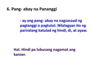 Pang abay | PPTX