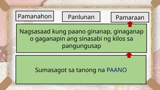 Pang-abay at iba pang uri ng pang-abay sa filipino 8 | PPTX