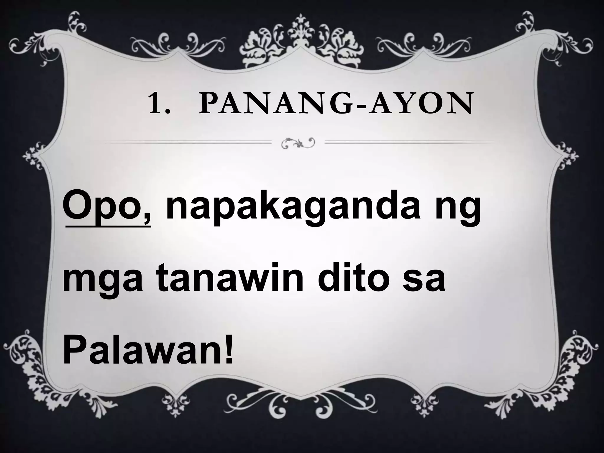 Pang abay na Panang-ayon, pananggi at pang-agam (ACTIVITY) | PPTX