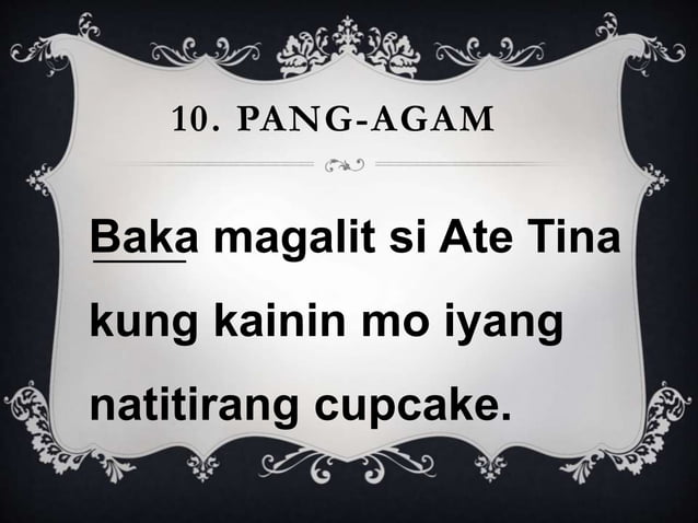 Pang abay na Panang-ayon, pananggi at pang-agam (ACTIVITY) | PPTX