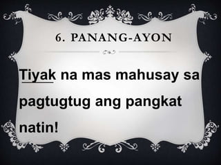 Pang abay na Panang-ayon, pananggi at pang-agam (ACTIVITY) | PPTX