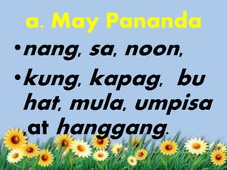 Pang abay na pamanahon | PPTX