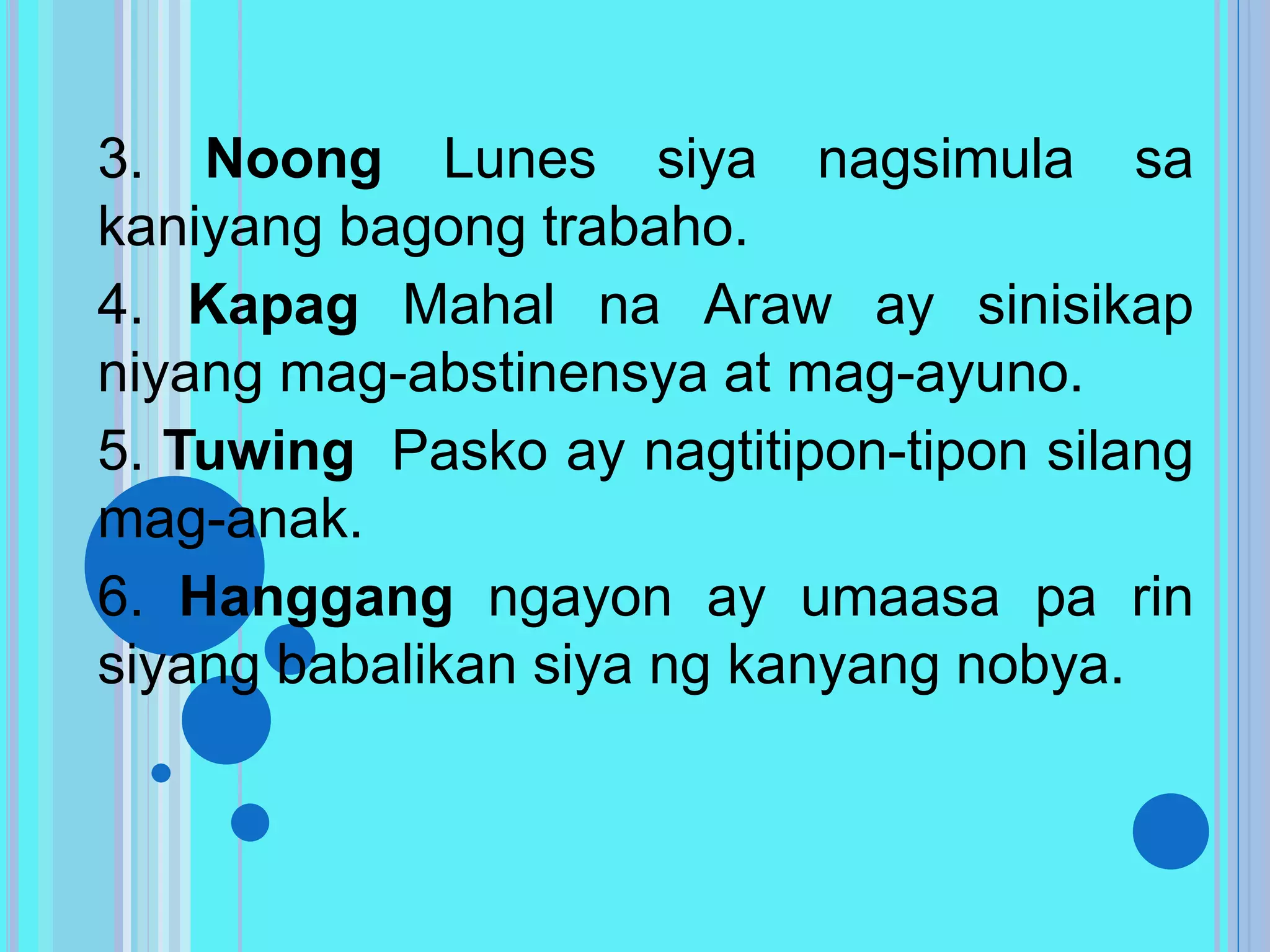 Pang abay na pamanahon at pang-abay na panlunan (anariza germo) | PPTX
