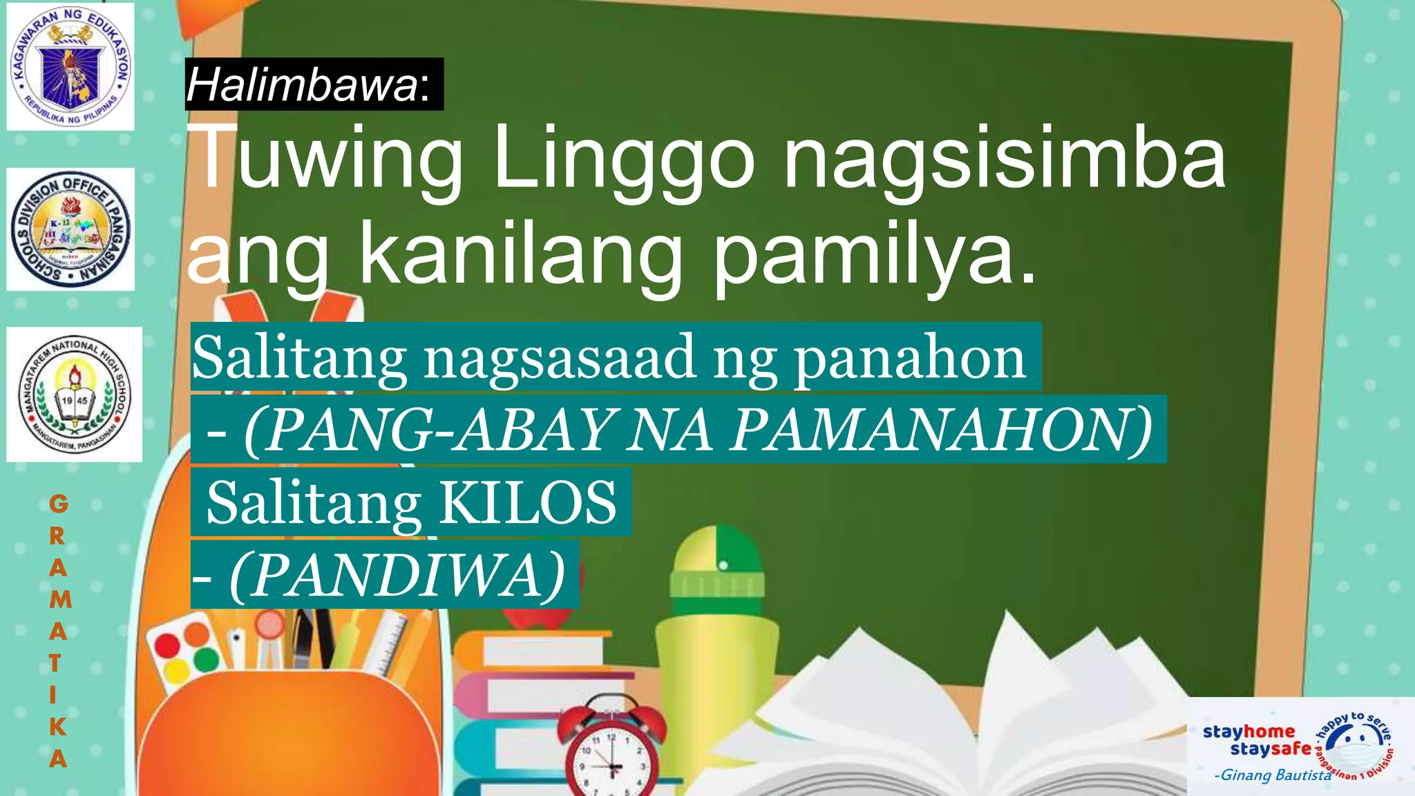 Pang abay na pamanahon | PPTX