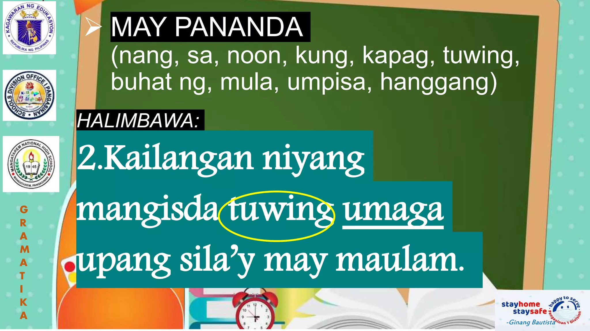 Pang abay na pamanahon | PPTX