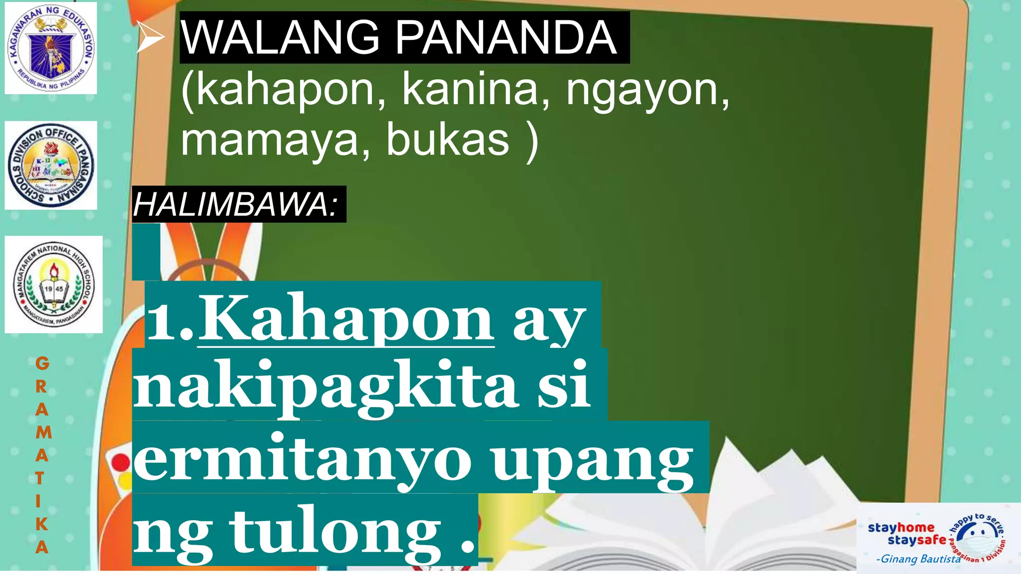 Pang abay na pamanahon | PPTX