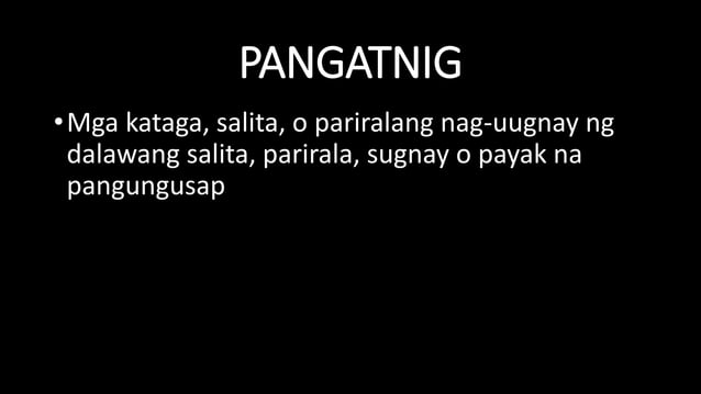 Pang-Ugnay | PPTX