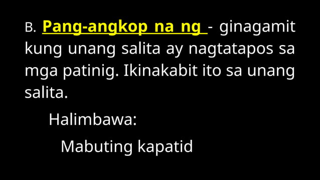 ANG PANG-UGNAY AT ANG MGA URI NITO - GRADE 10 FILIPINO | PPTX