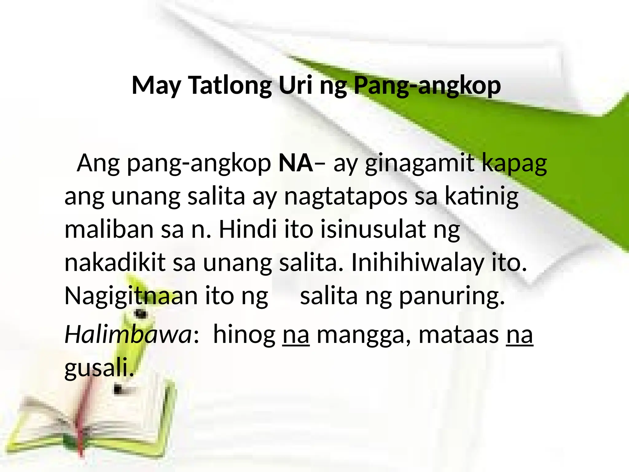 Ang Pang-ugnay at ang tatlong uri nito.pptx