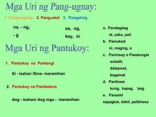 Pang ugnay - powerpt. | PPT