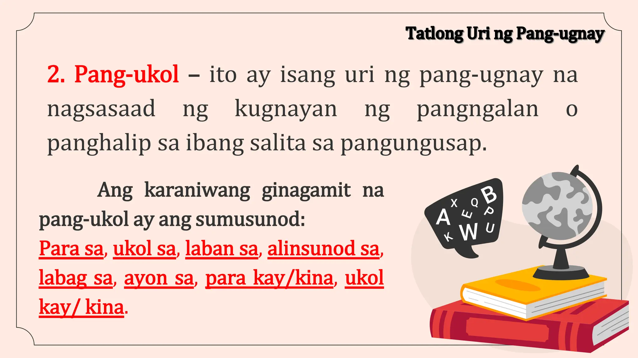 PANG-UGNAY - WK15.pptx May tatlong uri ng ang-ugnay | PPTX