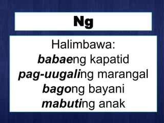 Pang ugnay, Pagpapahayag ng saloobin | PPTX