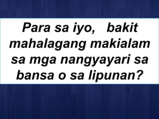 Pang ugnay, Pagpapahayag ng saloobin | PPTX