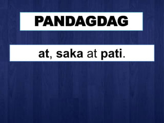 Pang ugnay, Pagpapahayag ng saloobin | PPTX