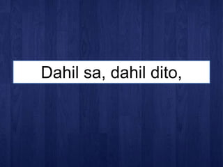 Pang ugnay, Pagpapahayag ng saloobin | PPTX