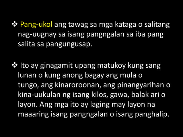 Pang Ukol | PPTX