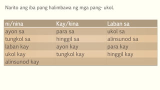 Pang ukol | PPTX