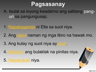 Pang-uri (Adjective) | PPT