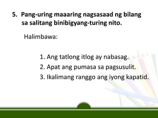 Pang uri by meekzel | PPTX