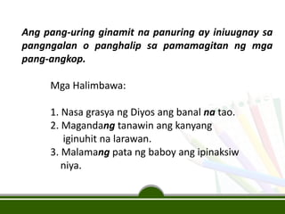 Pang uri by meekzel | PPTX