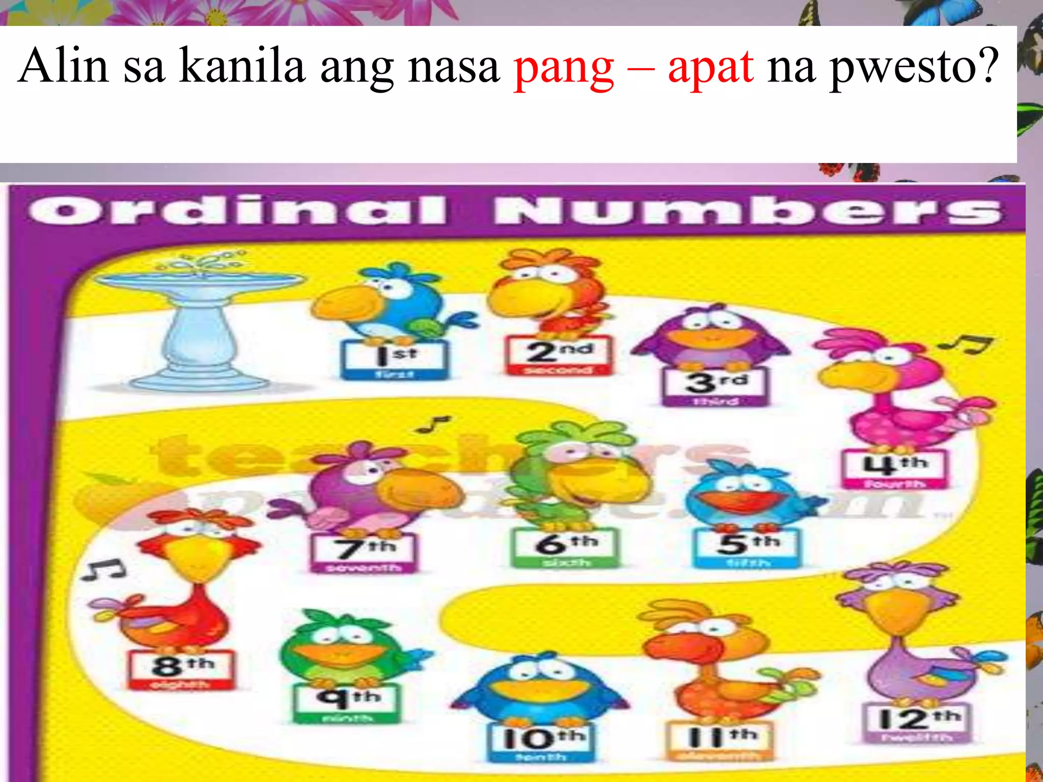 Pang uri (Panlarawan at Pamilang) | PPTX