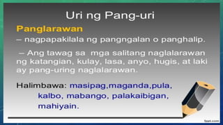 Pang uri | PPT