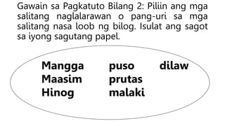 PANG-URI IN FILIPINO - ibat-ibang uri ng pang-uri.pptx