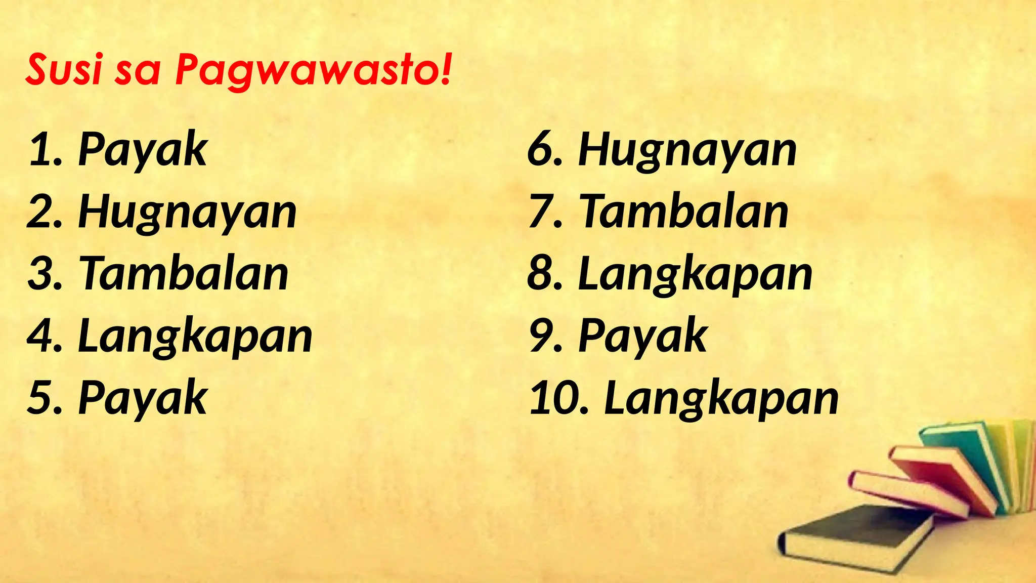 Pang-uring Pamilang-Pahalaga/Palansak -5 | PPTX