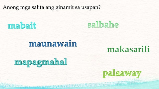 Pang uring panlarawan | PPTX