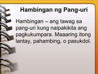 PANG-URI (all about pang-uri) | PPTX