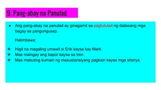 Pang abay pag-uulat | PDF