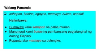 Pang abay pag-uulat | PDF