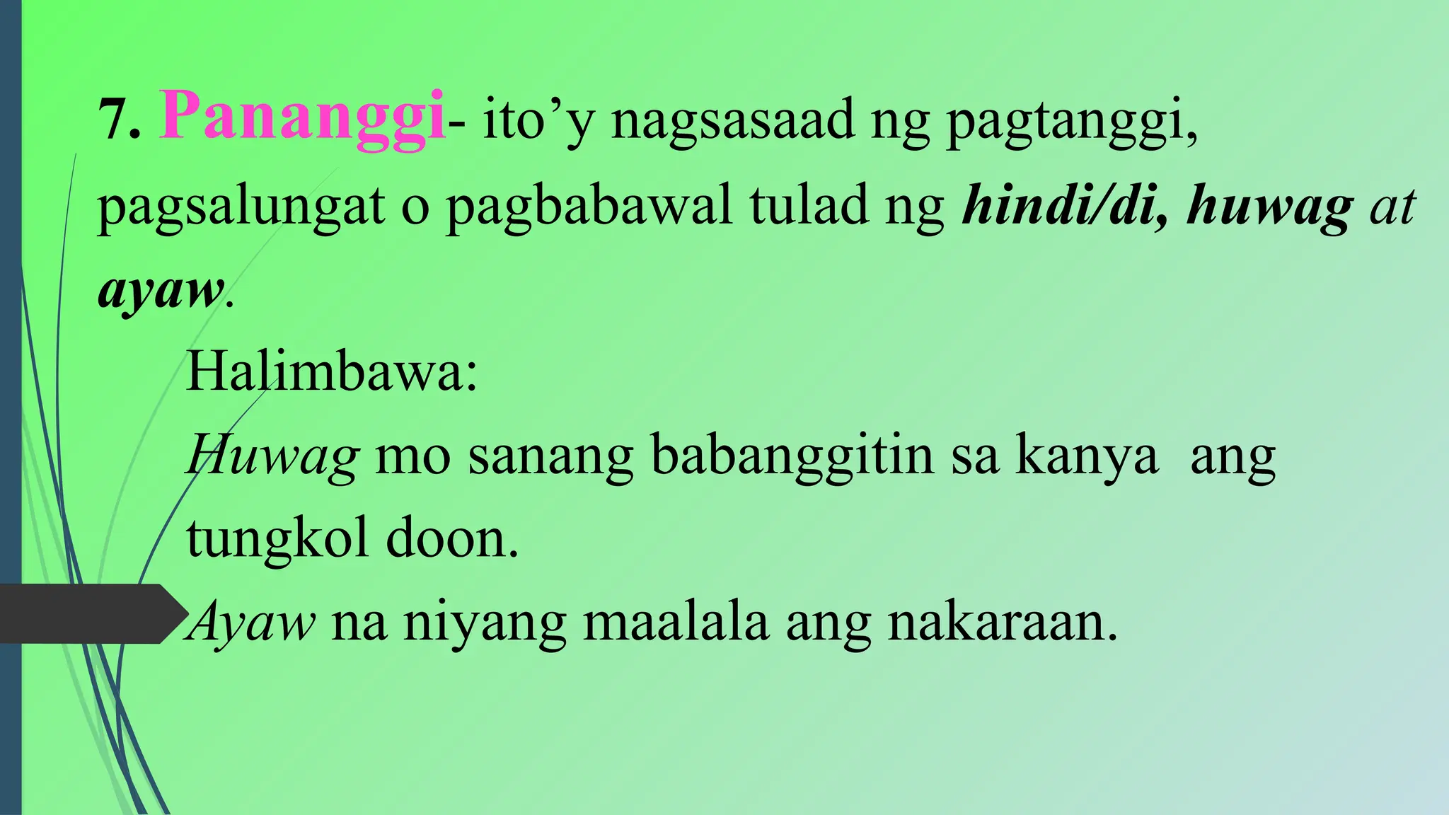 kahulugan ng pang-abay mga uri ng pang-abay at mga halimbawa ng pang ...