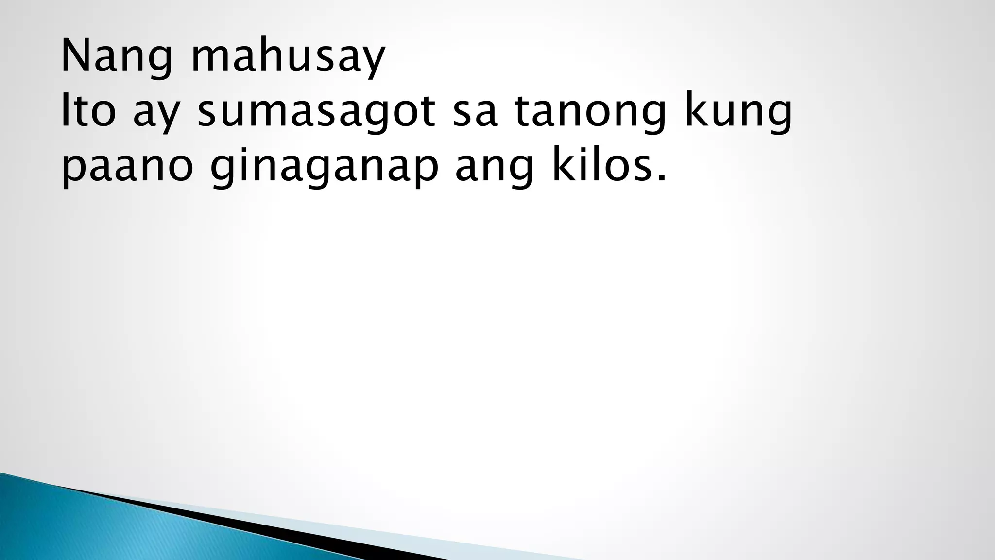 Pang abay Filipino Lesson Gr.6 | PPTX
