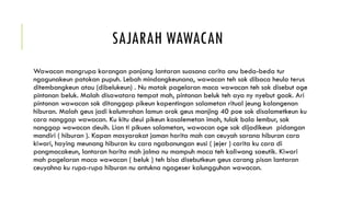 Pangajaran 1 wawacan bahasa Sunda kelas 12.pptx