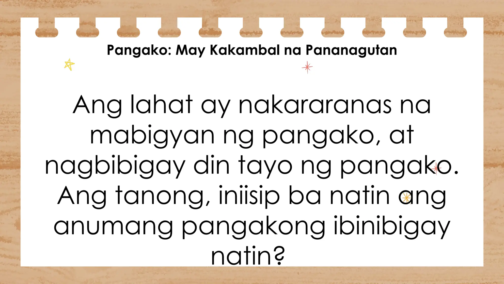 PANGAKO at PANANAGUTAN ARALIN SA ESP BAITANG G | PPTX
