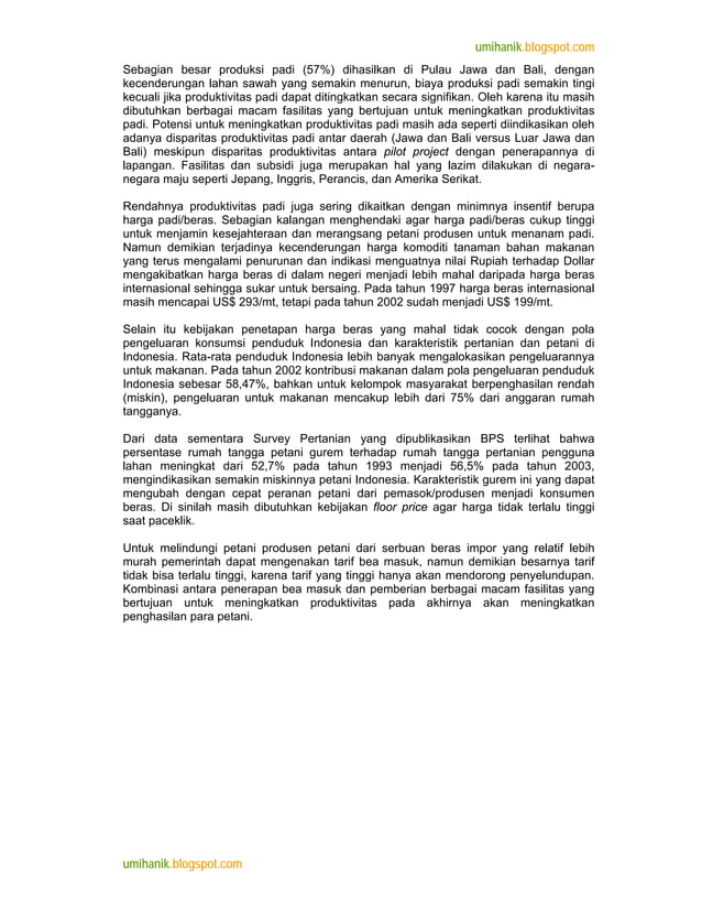 Pangan dan problematikanya umi hanik | PDF