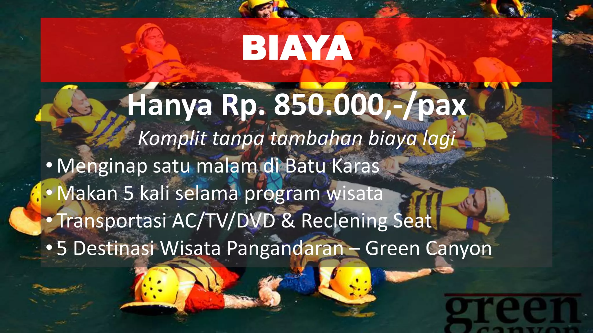 Body Rafting Green Canyon | PPTX