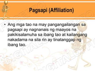 Pangangailangan at kagustuhan | PPTX