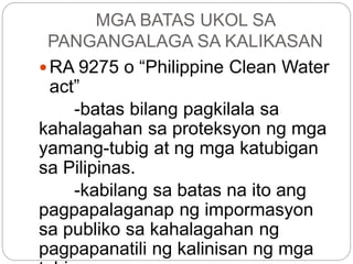 PANGANGALAGA SA KALIKASAN.pptx