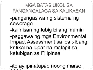 PANGANGALAGA SA KALIKASAN.pptx