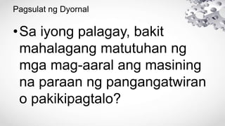 Pangangatwiran | PPTX