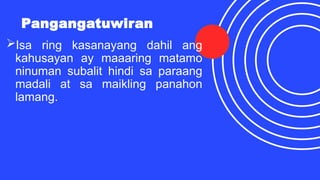 Pangangatwiran-filipino-10-123456789123456789123456789 | PPT