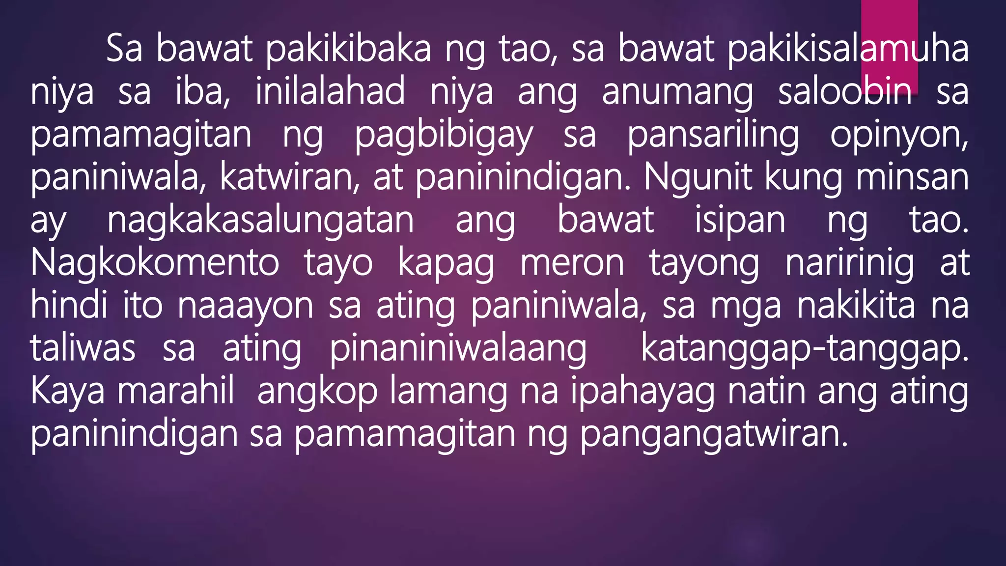 Pangangatwiran grade 9 | PPTX