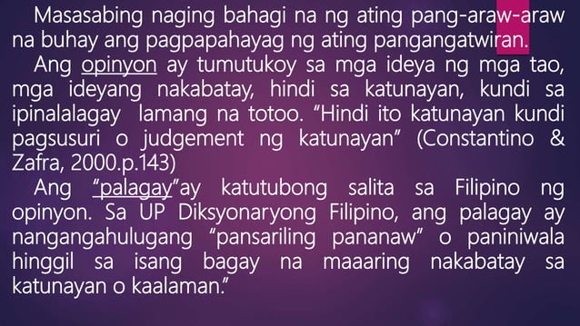 Pangangatwiran grade 9 | PPTX