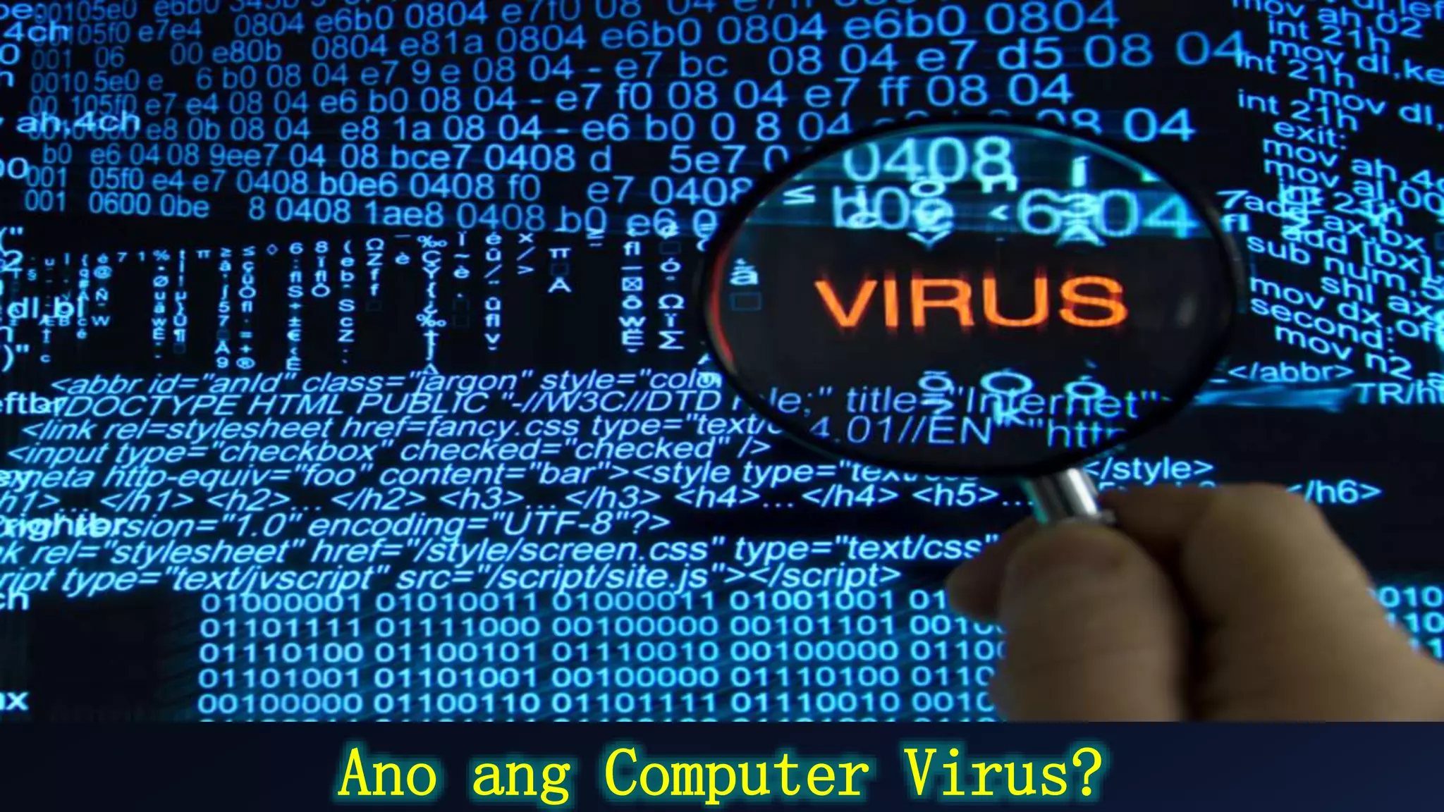 Panganib na Dulot ng Computer Malware at Virus | PPTX